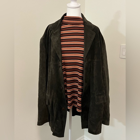 Structure | Jackets & Coats | Vintage Structure Dark Brown Suede Jacket ...